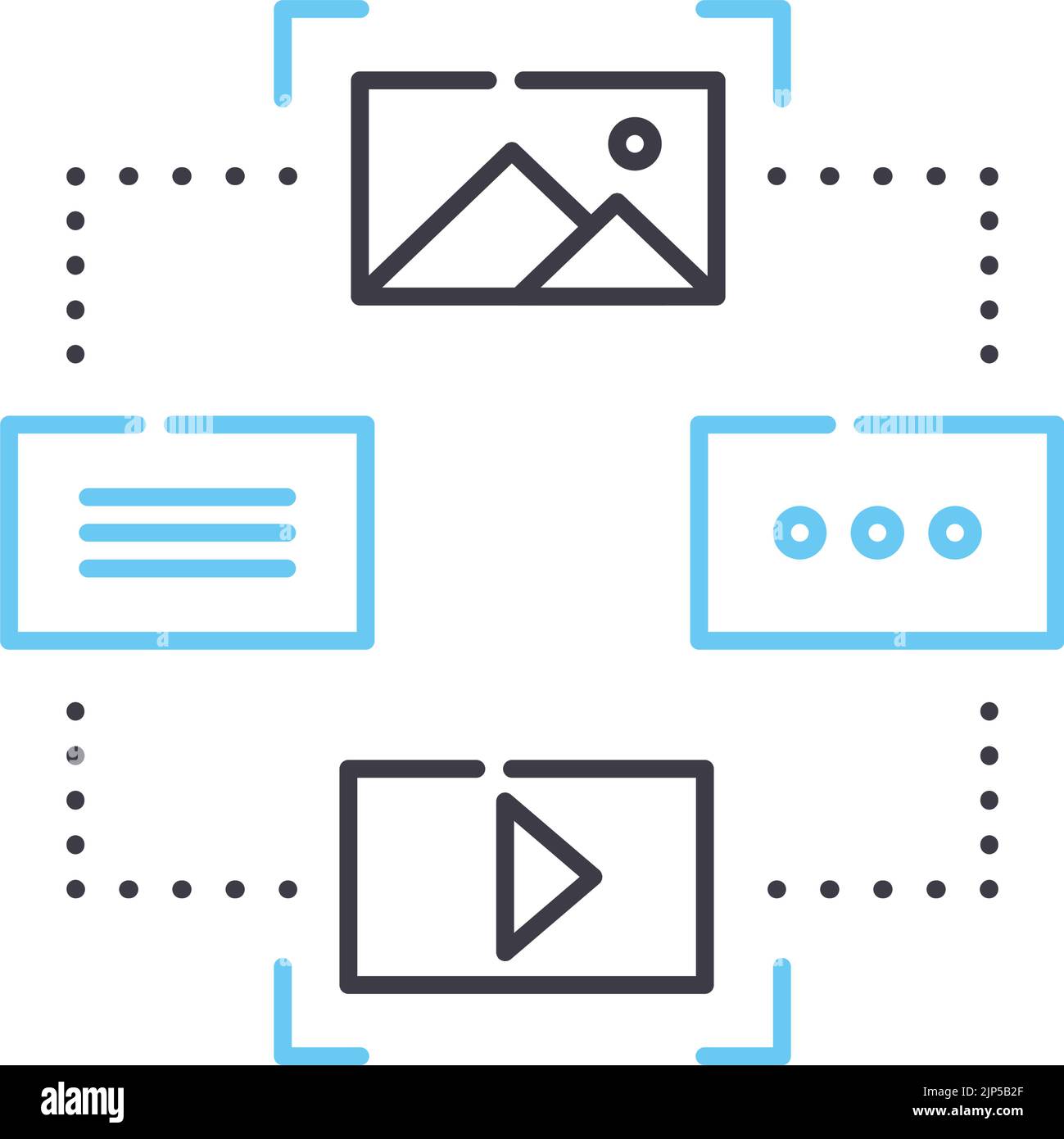 content line icon, outline symbol, vector illustration, concept sign ...