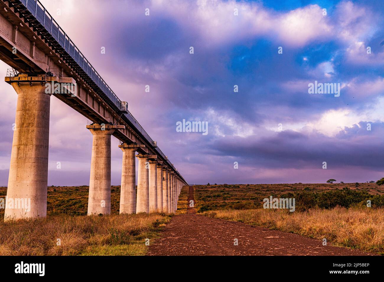Nairobi National Park Kenya Railway Bridge Standard gauge railway ...