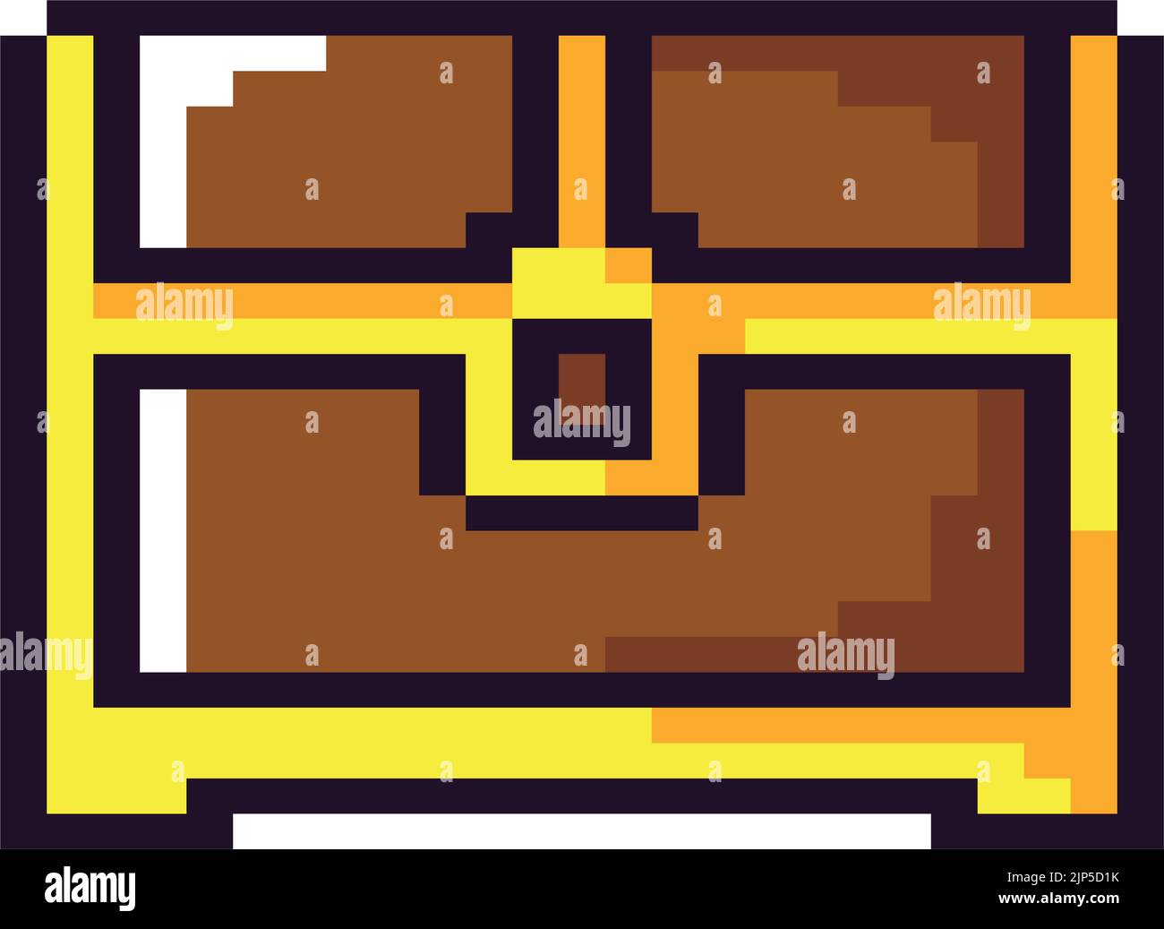 treasure chest pixel art Stock Vector Image & Art - Alamy