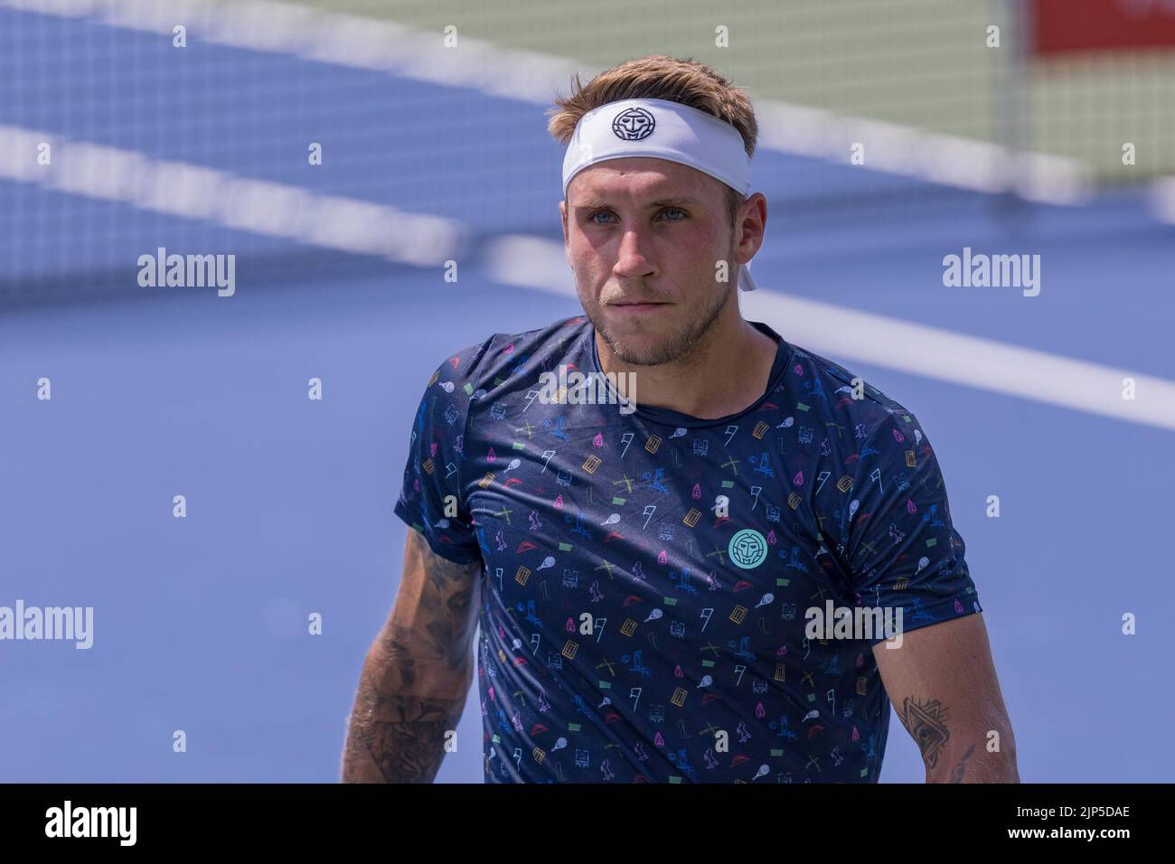 Mason, Ohio, USA. 15th Aug, 2022. Alex Molcan (SVK) in action during ...