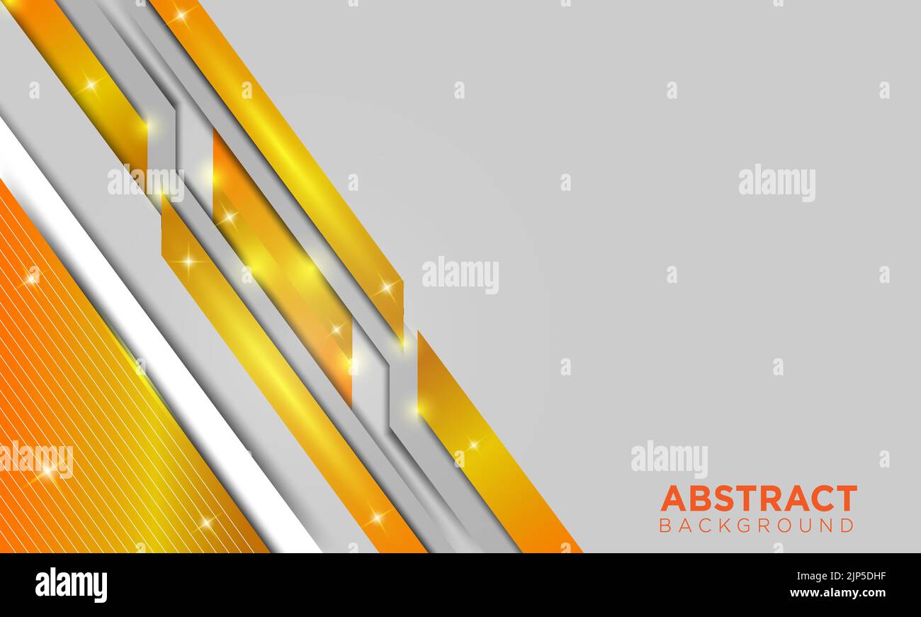 An abstract design with a golden shiny line pattern on a gray ...