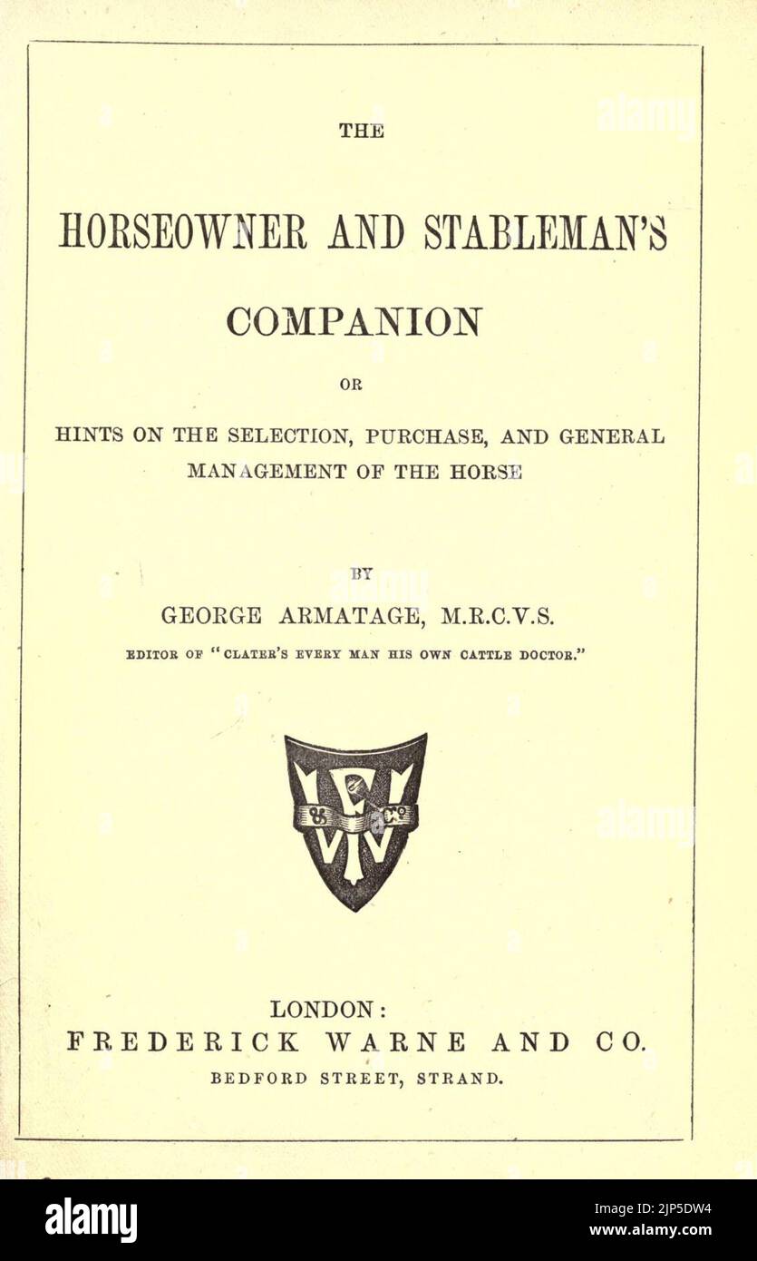 The horseowner hi-res stock photography and images - Alamy