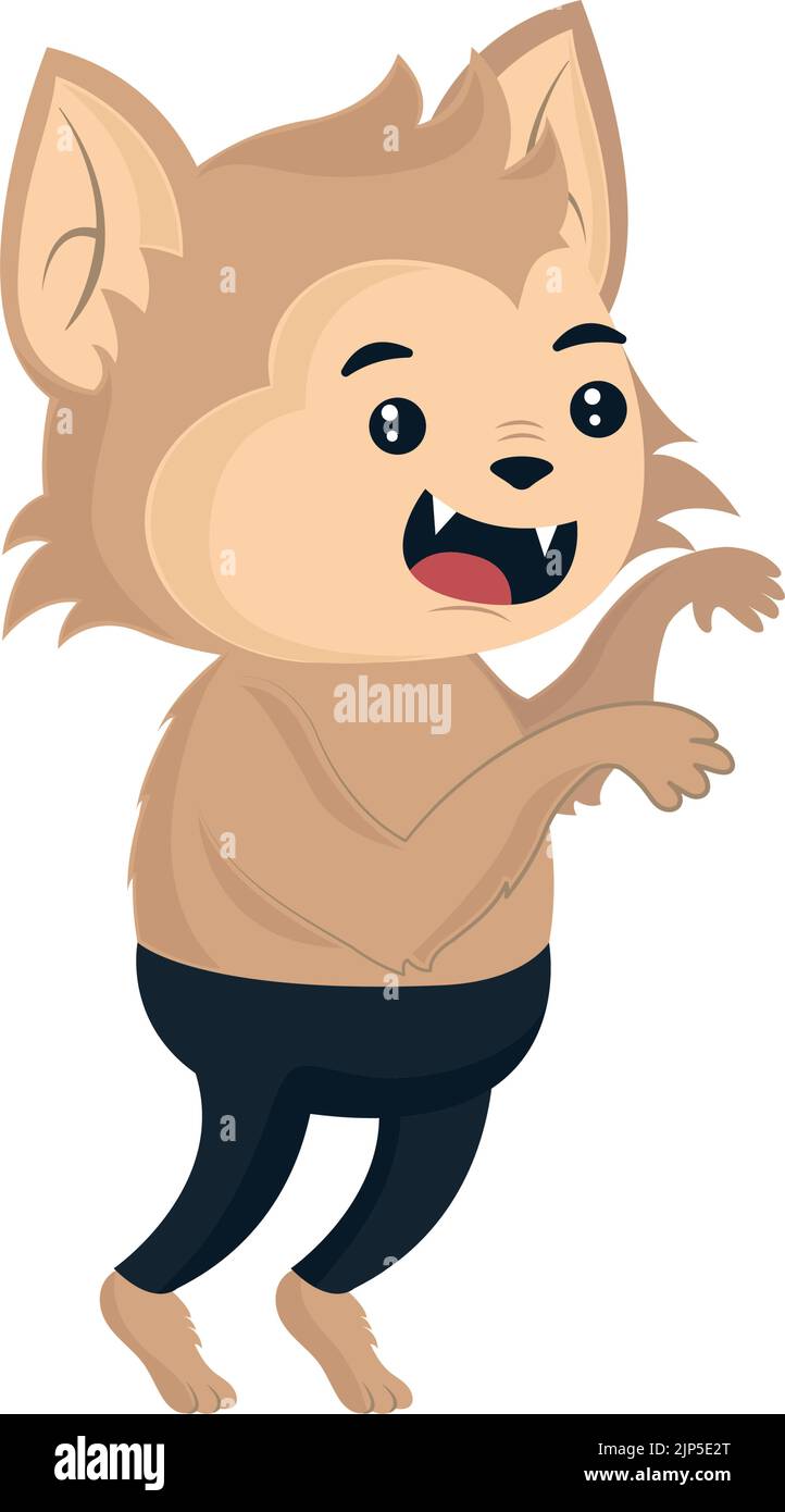 halloween wolf costume Stock Vector Image & Art - Alamy