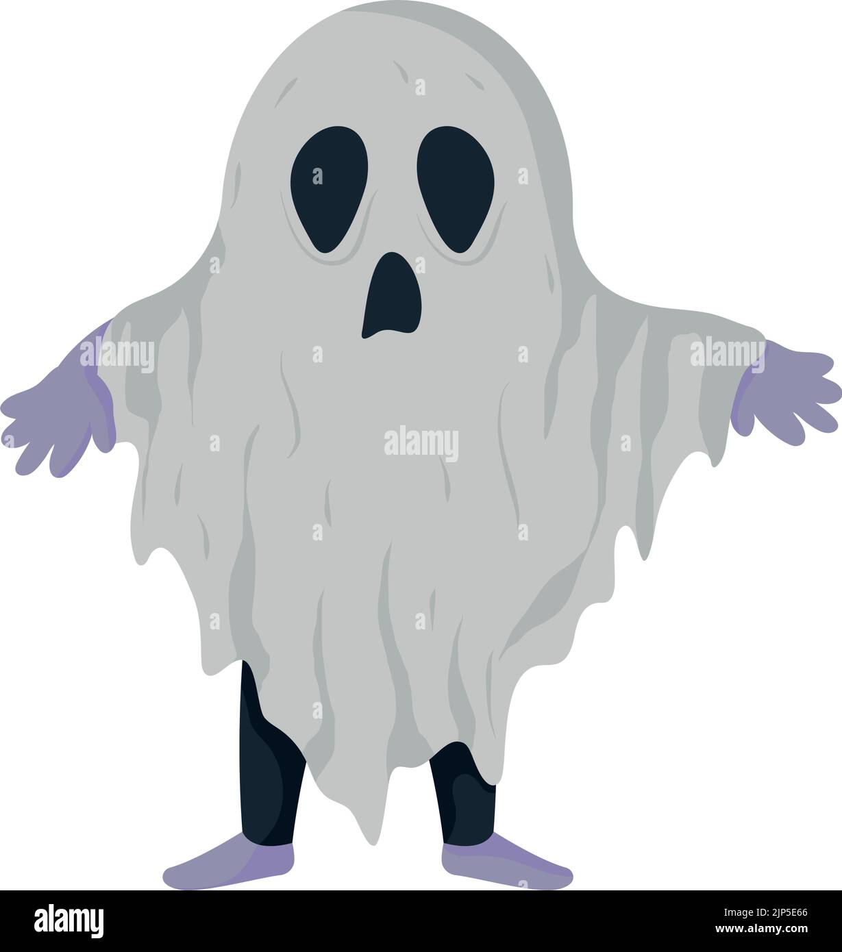 halloween ghost costume Stock Vector Image & Art - Alamy