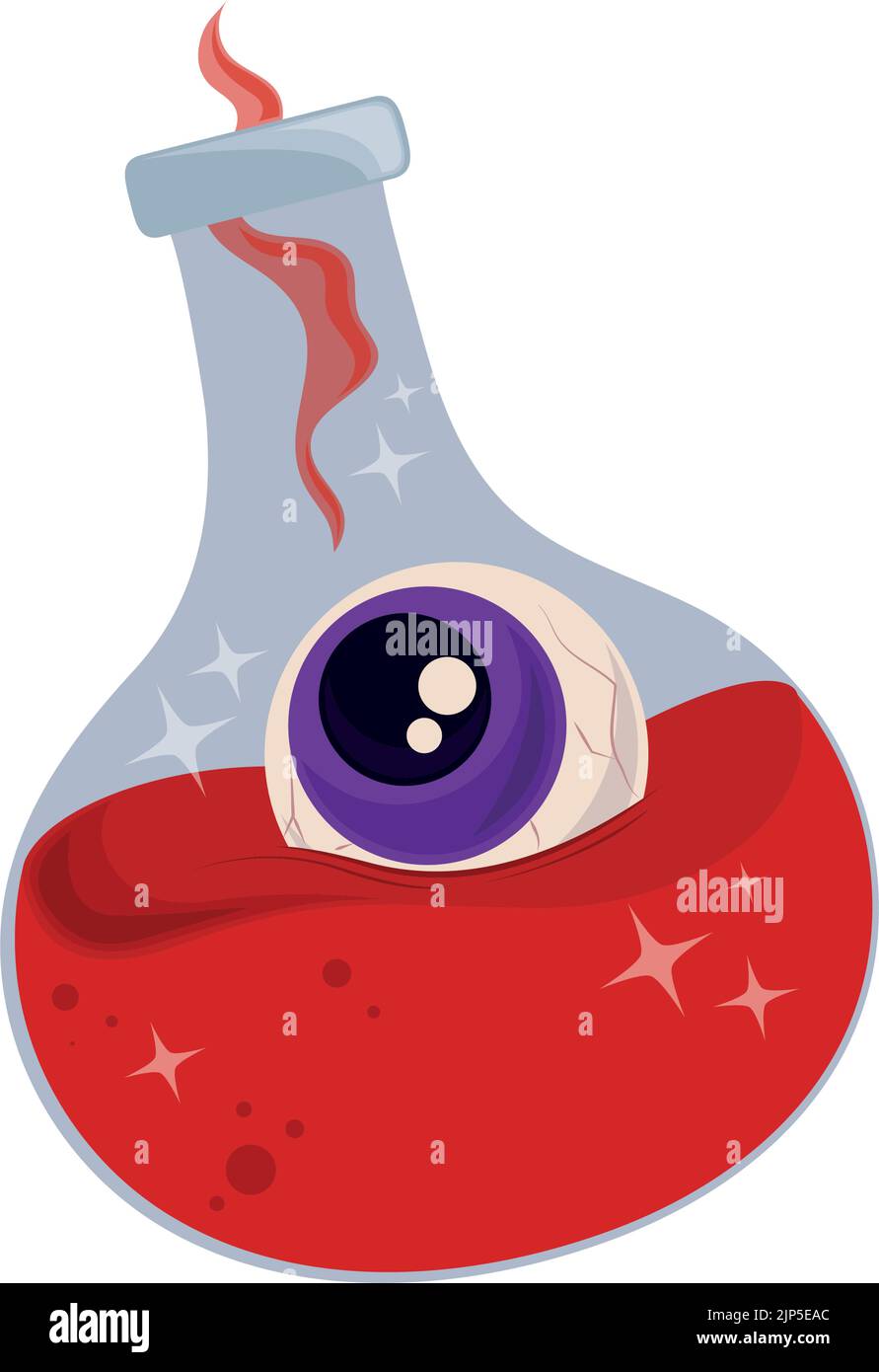 halloween eyeball in potion Stock Vector Image & Art - Alamy