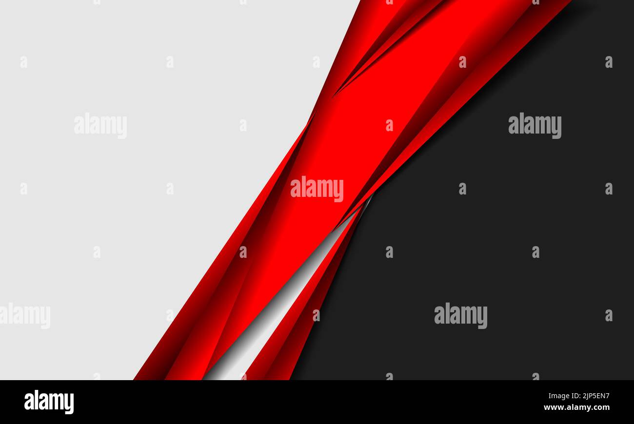 A red, white, and black simple modern background Stock Vector Image ...