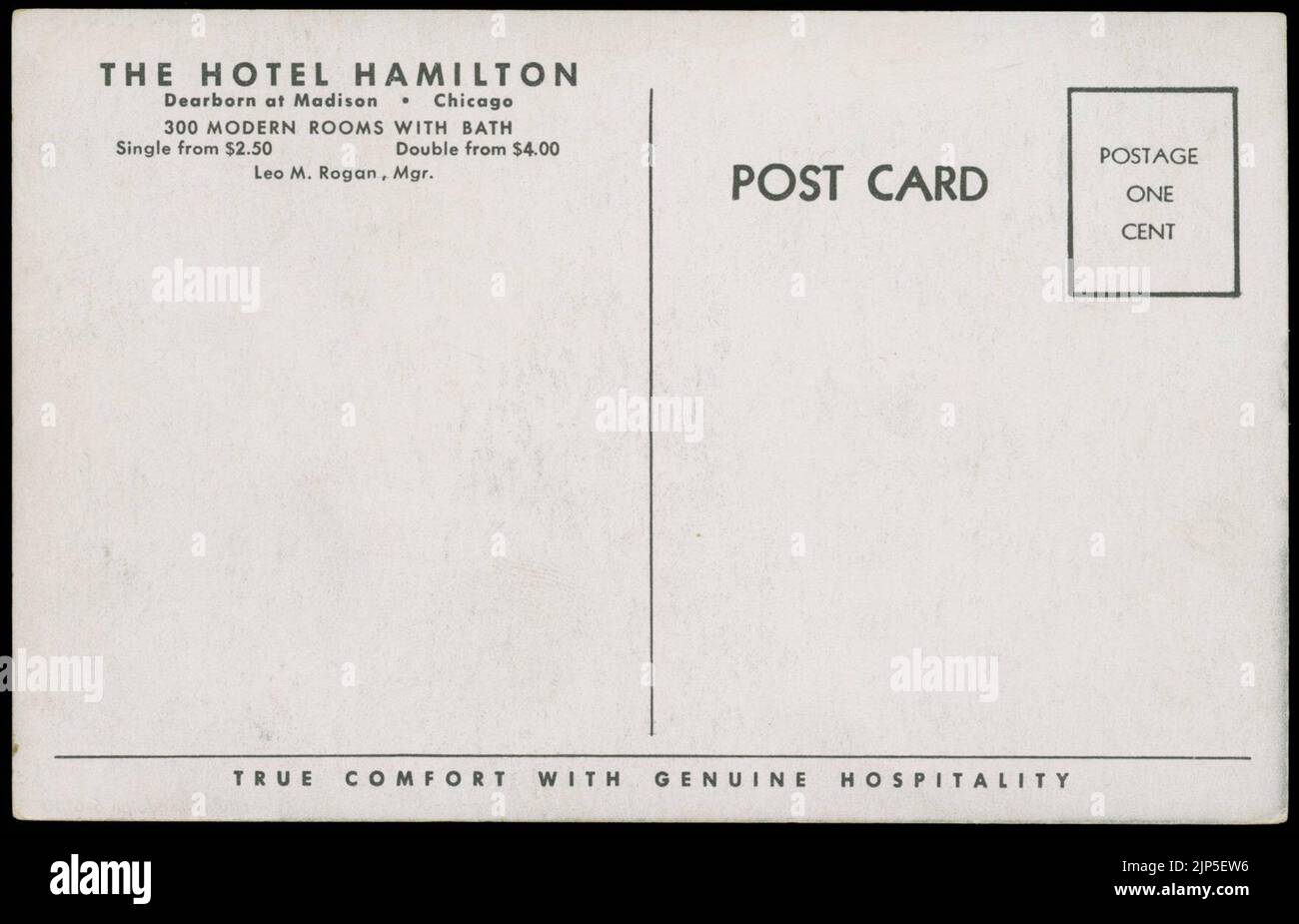 The Hotel Hamilton, Chicago Stock Photo - Alamy
