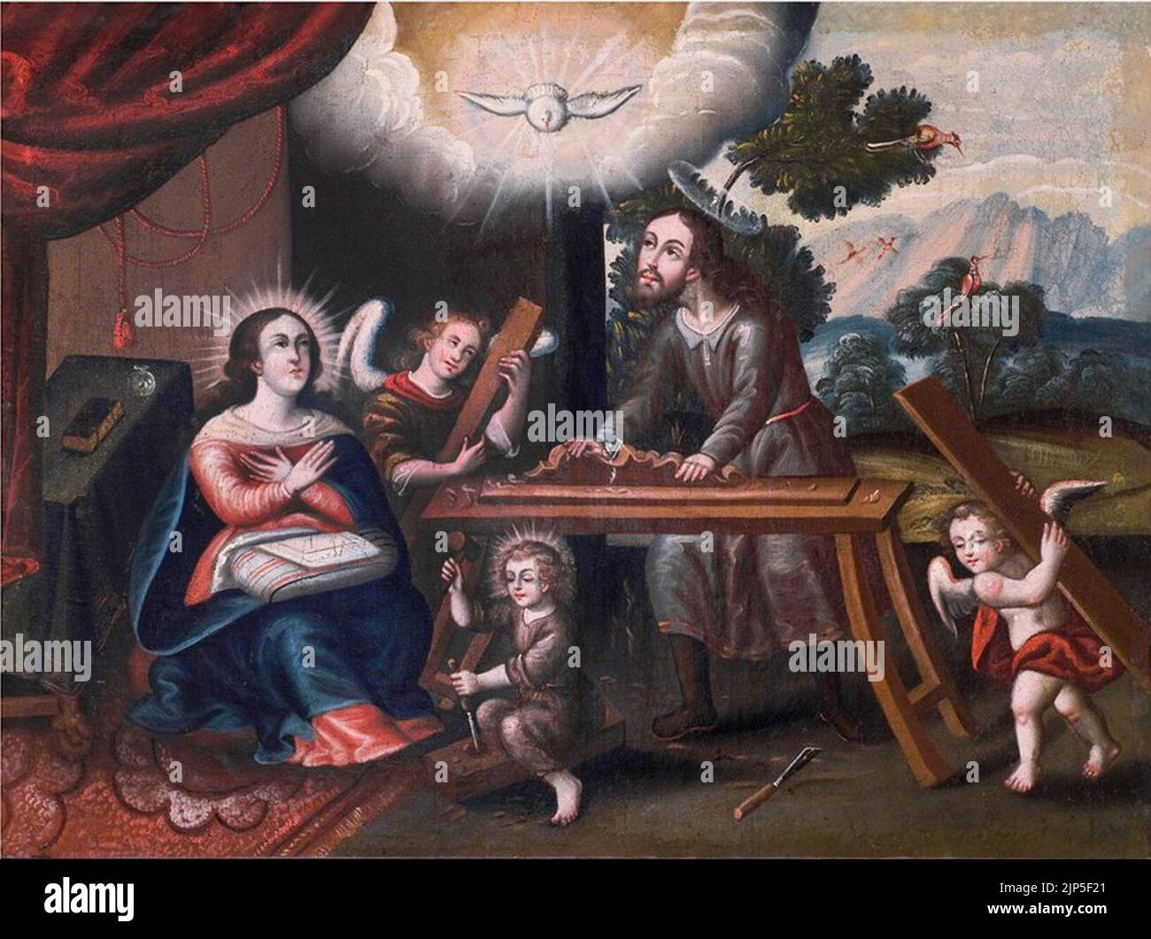 The House at Nazareth, Late 18th century. Artist unknown, Bolivian ...