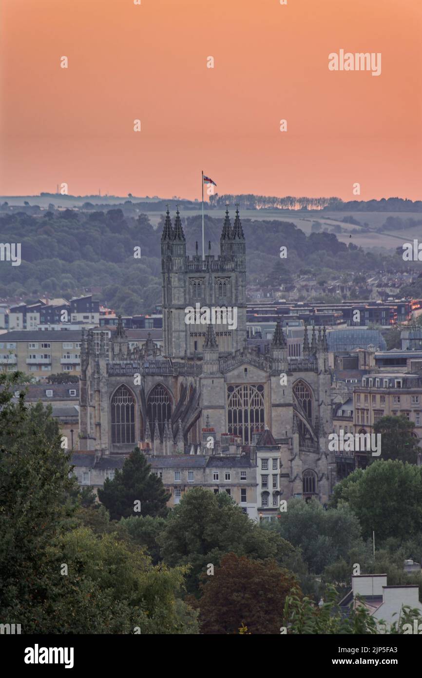 Sunset over Bath Stock Photo - Alamy