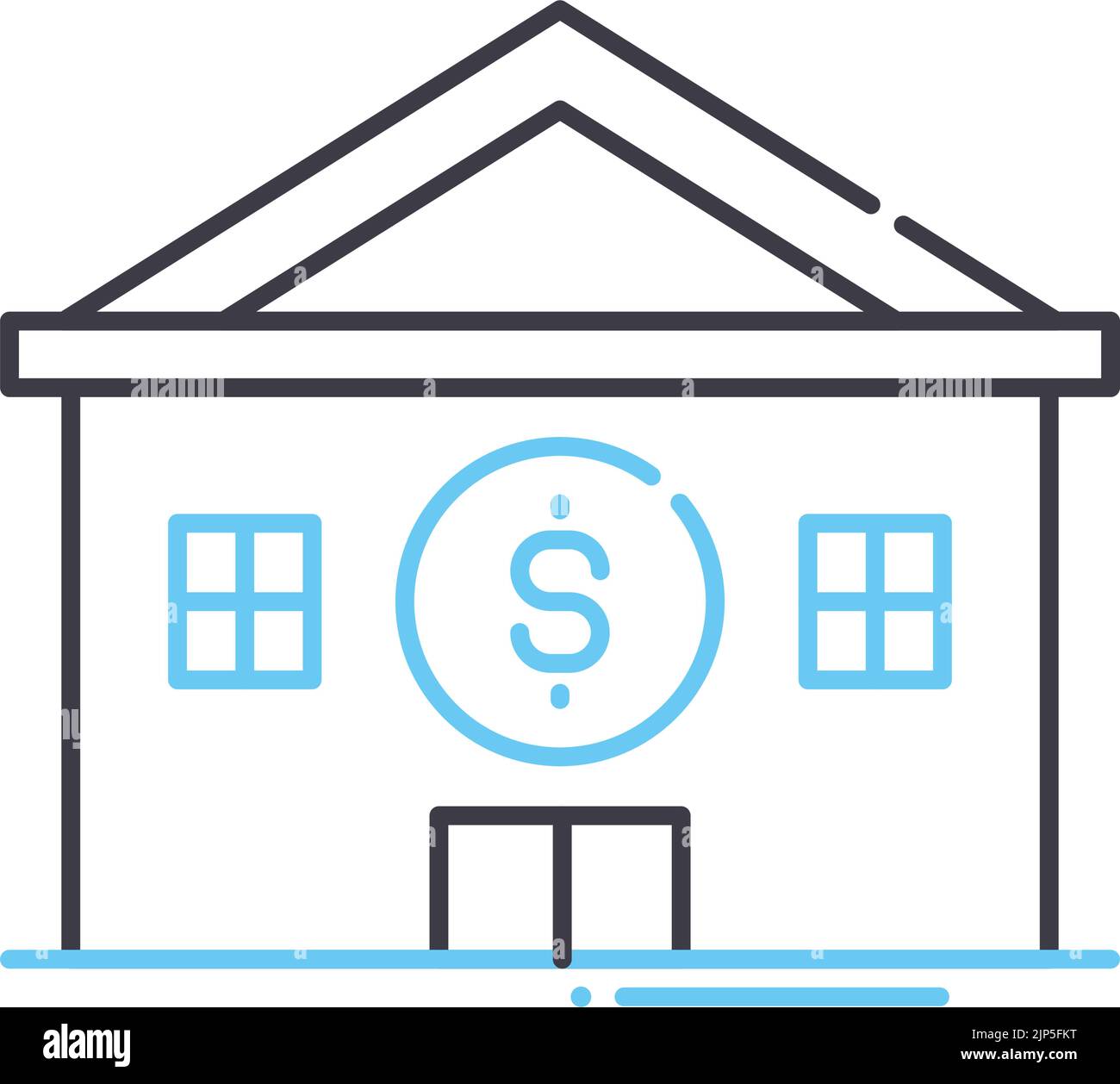 Investment company vector line Stock Vector Images - Alamy