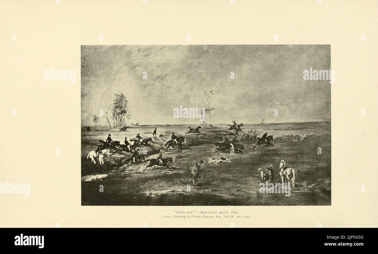 The hunts of the United States and Canada Stock Photo - Alamy