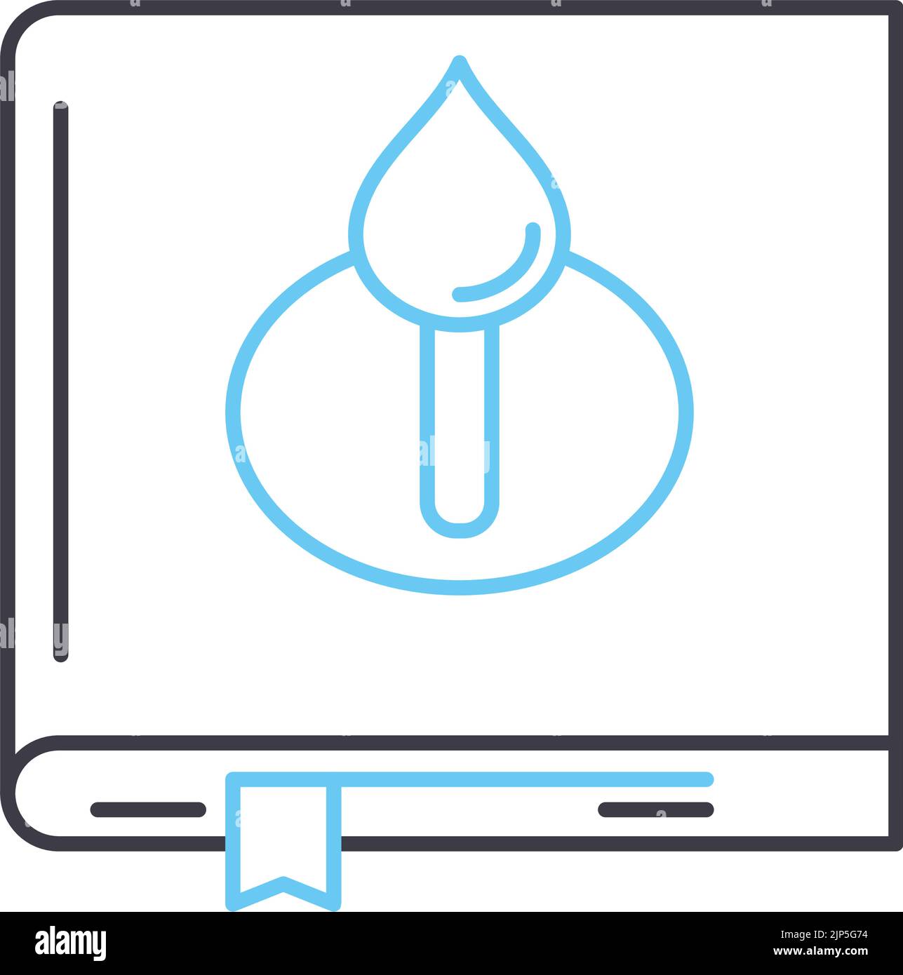 design manual line icon, outline symbol, vector illustration, concept ...