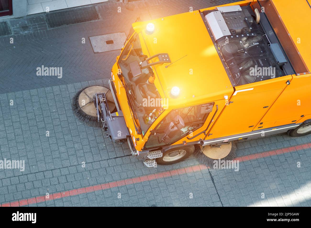 Automatic street sweeper hi-res stock photography and images - Alamy