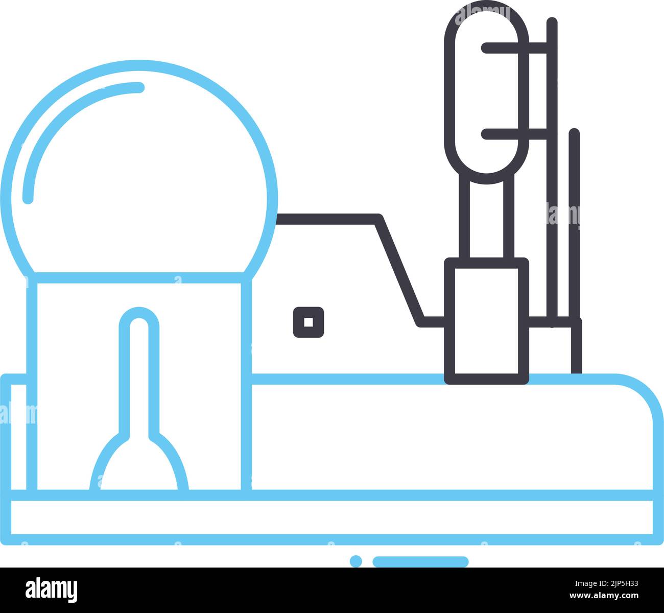 Illustration space colony Stock Vector Images - Alamy