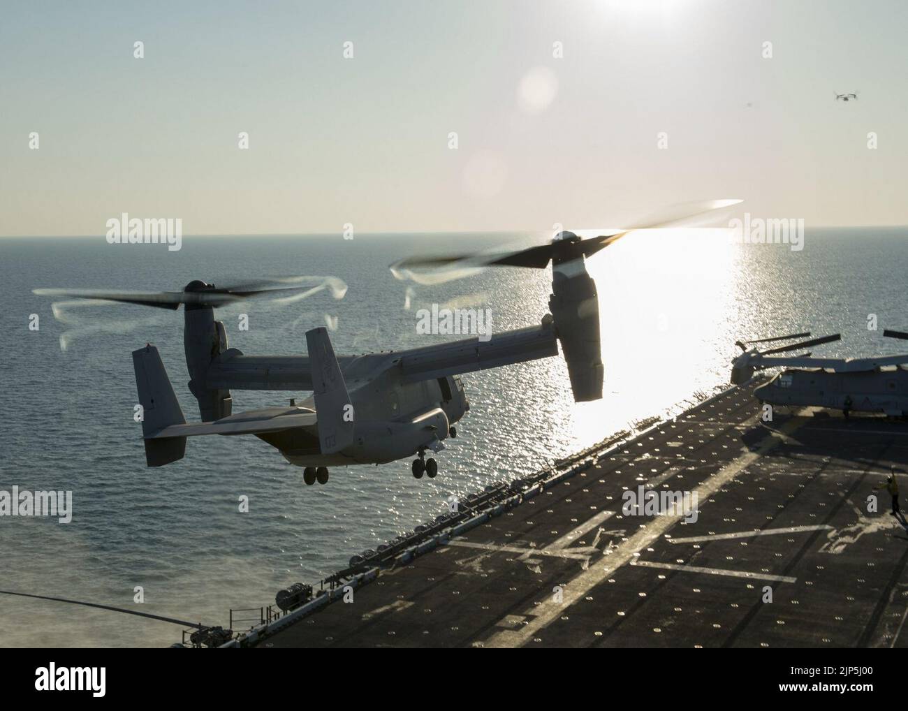 The impossible bird, The MV-22 Osprey tiltrotor aircraft 150712 Stock ...