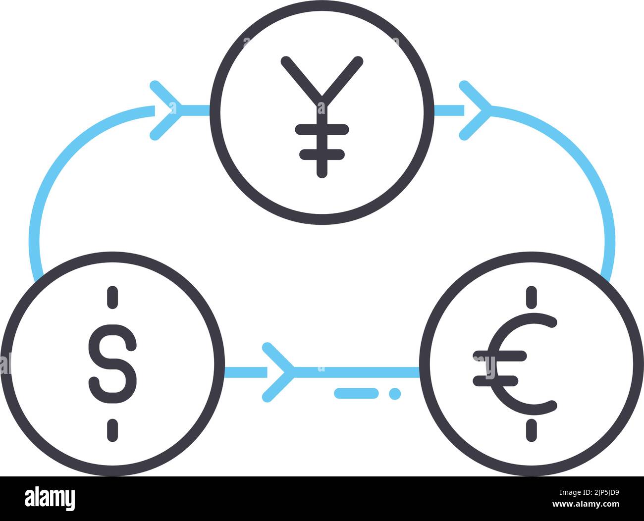 business loans line icon, outline symbol, vector illustration, concept ...
