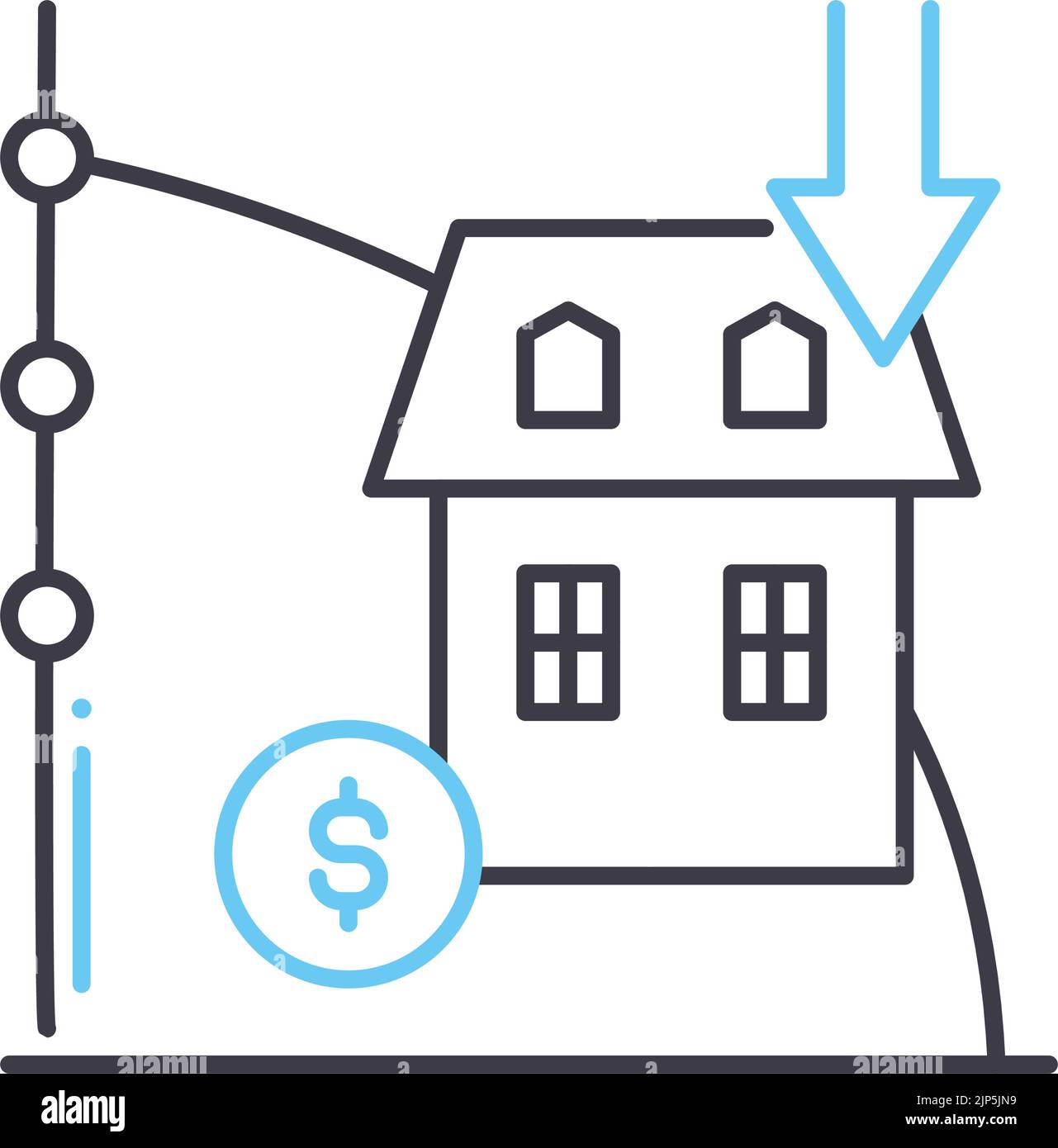 Depreciation icon hi-res stock photography and images - Alamy