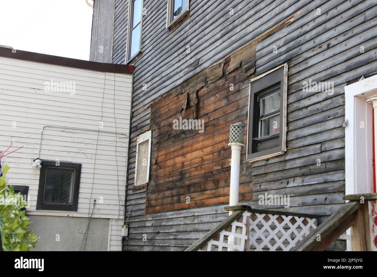 The empty space is visible where rare, vintage hand painted Ghost Sign ...