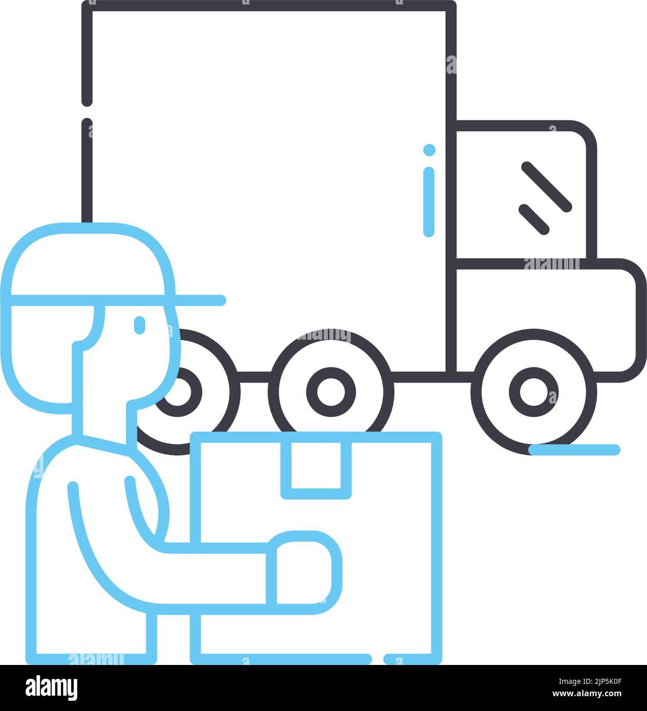 Airplane cargo loading icon Cut Out Stock Images & Pictures - Alamy