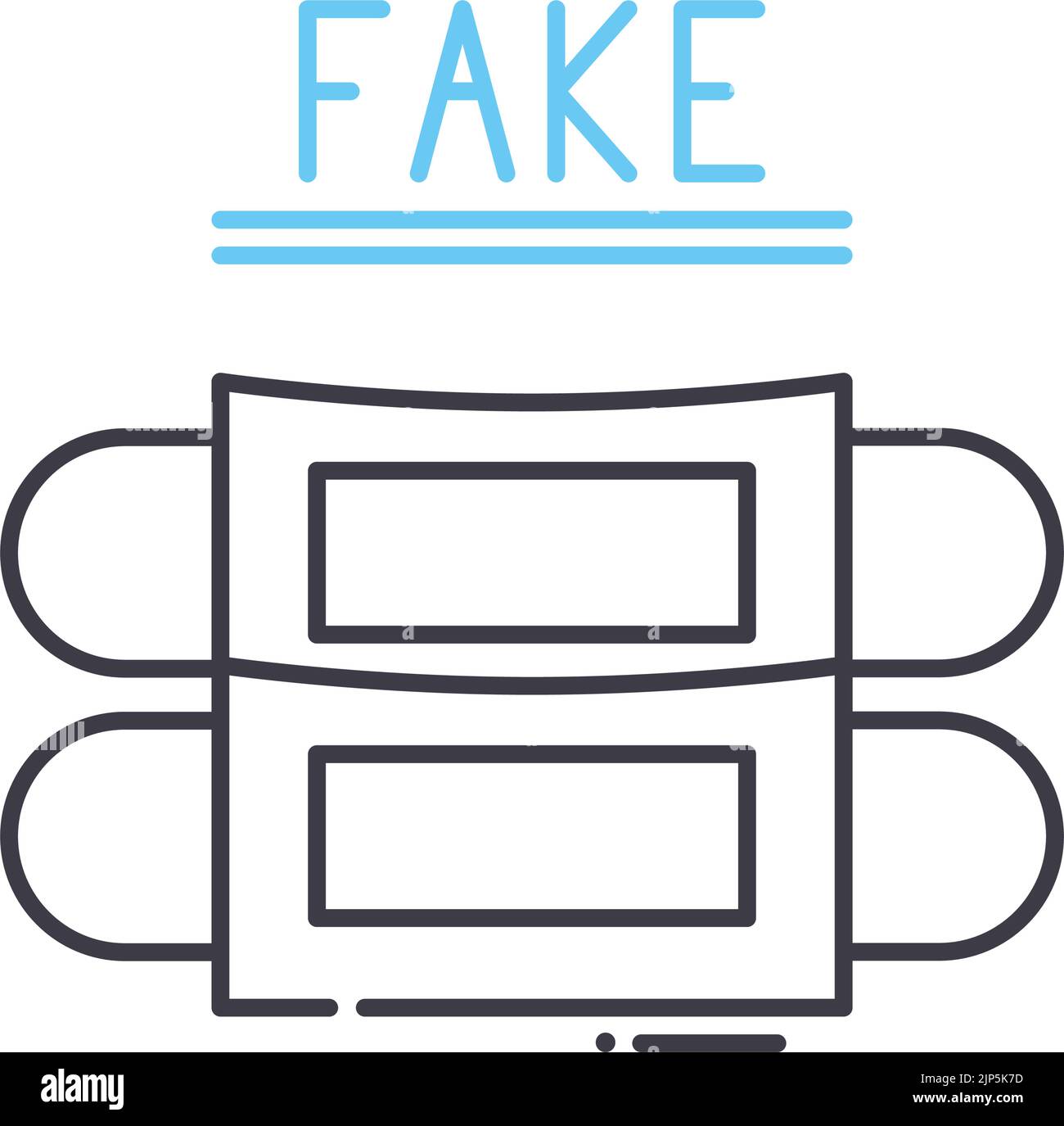 conspirance theory line icon, outline symbol, vector illustration ...