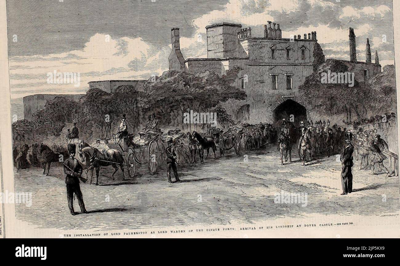 The Installation of Lord Palmerston as Lord Warden of the Cinque Ports ...