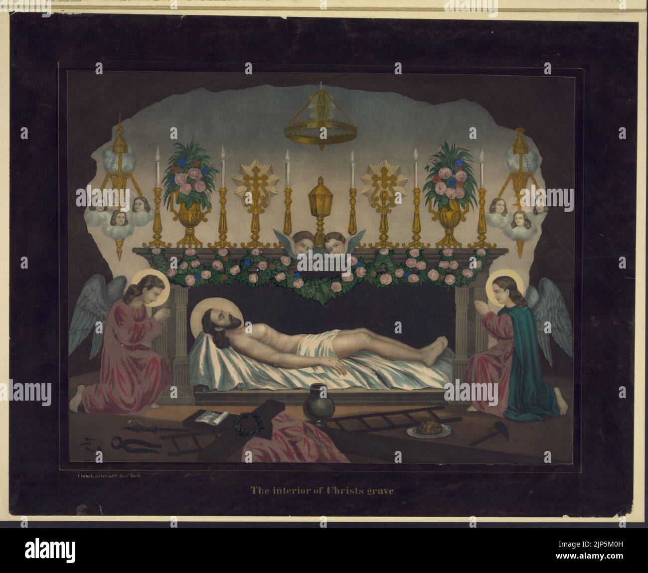 The interior of Christs grave Stock Photo - Alamy