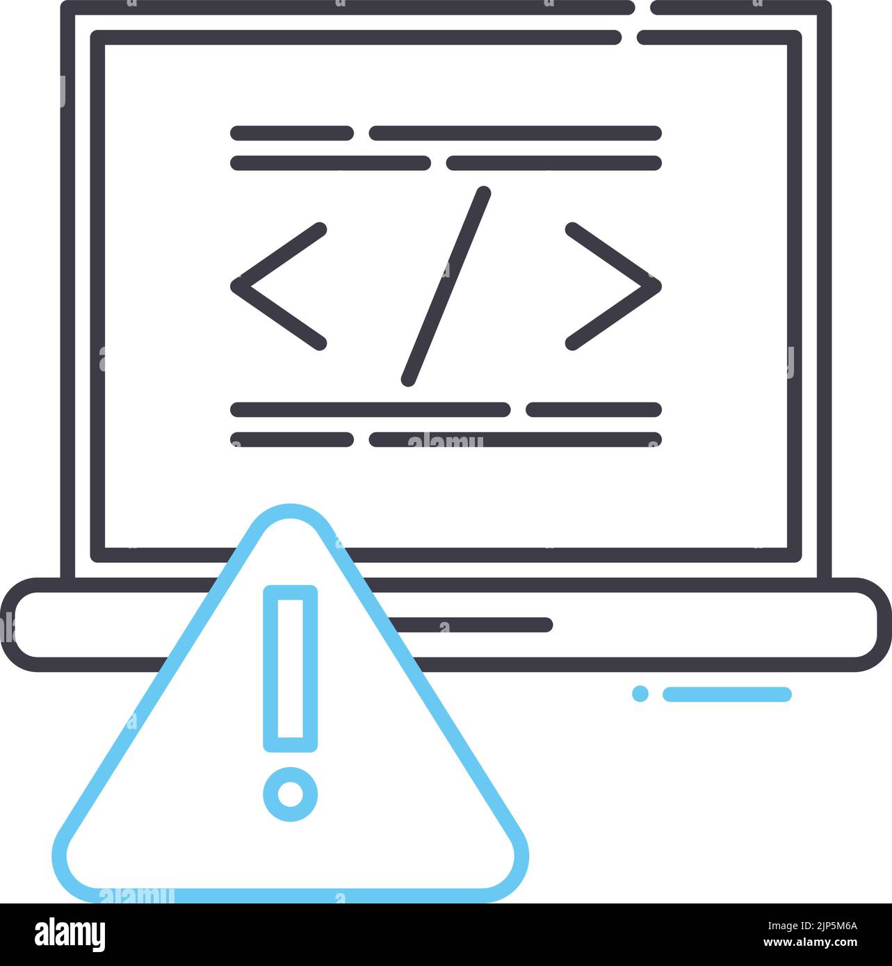 Browser window warning sign Cut Out Stock Images & Pictures - Alamy