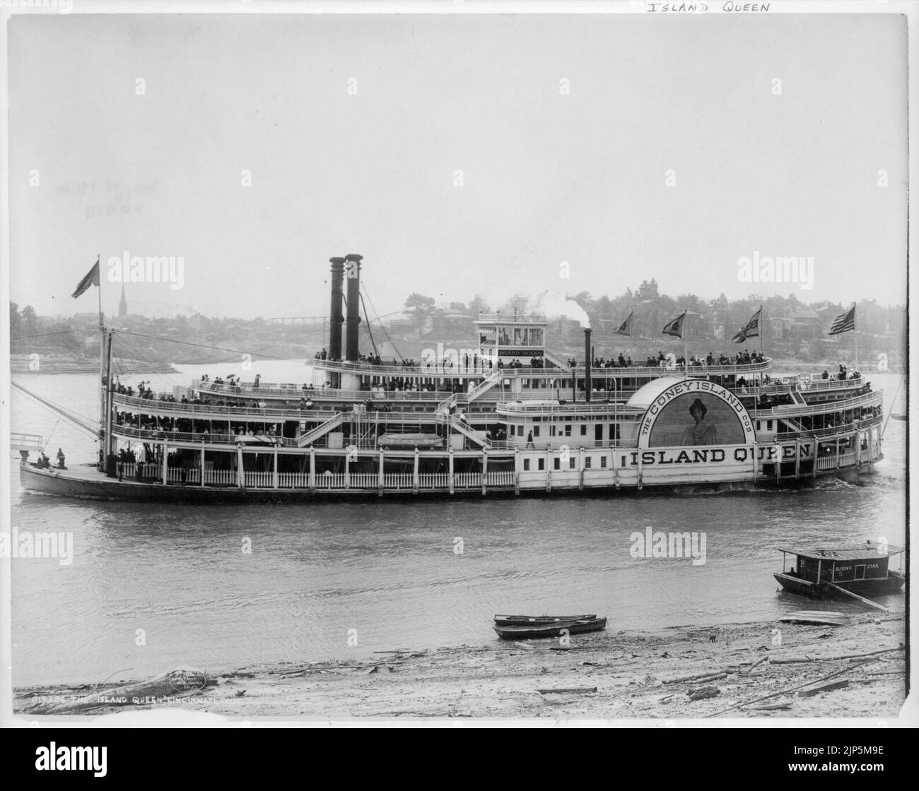 The Island Queen, Cincinnati, Ohio Stock Photo - Alamy