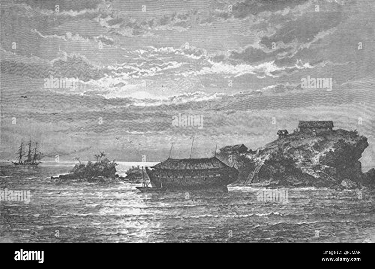 The Islet of Henrique, Fernando Po (Bioko) - 1891 Stock Photo - Alamy