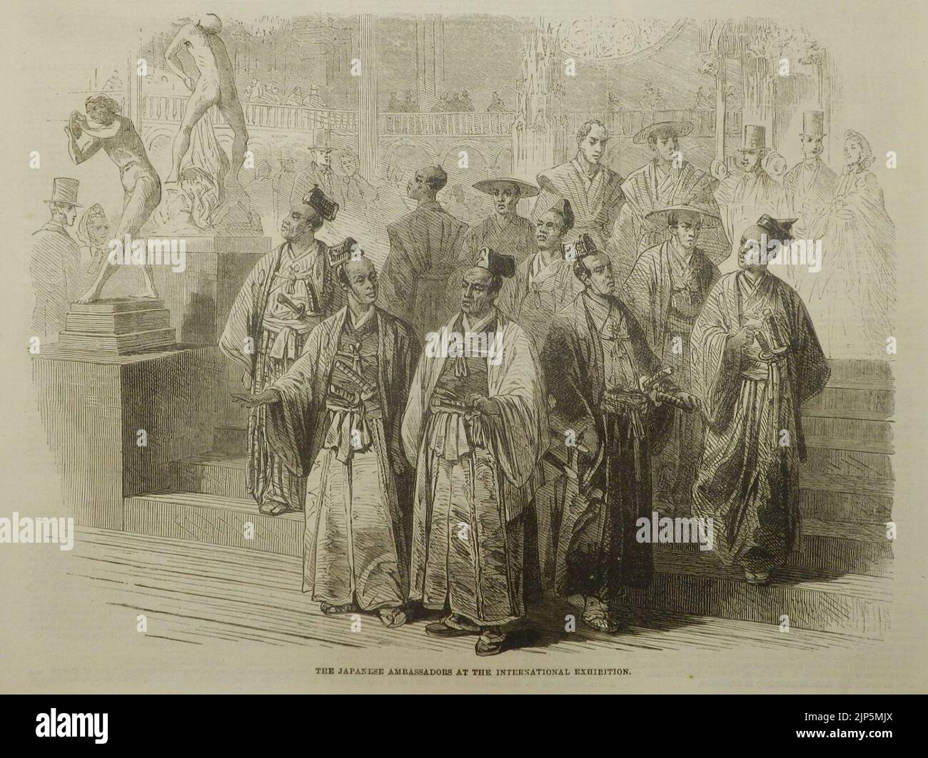 The Japanese Ambassadors at the International Exhibition（文久遣欧使節団）, The ...