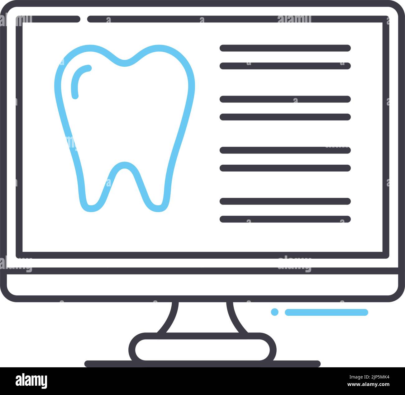 Dental dentistry report icon Stock Vector Images - Alamy