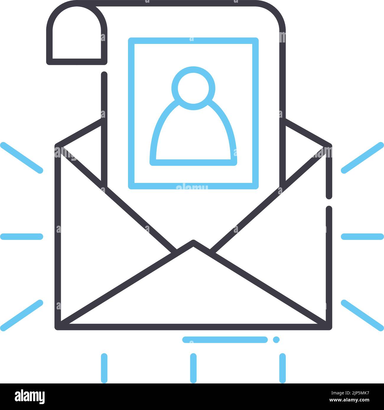 Vector black email icon set hi-res stock photography and images - Alamy