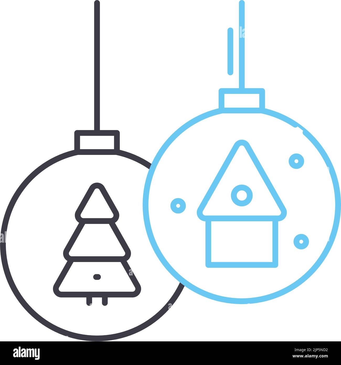 Outline drawing simple snowflake Stock Vector Images - Alamy