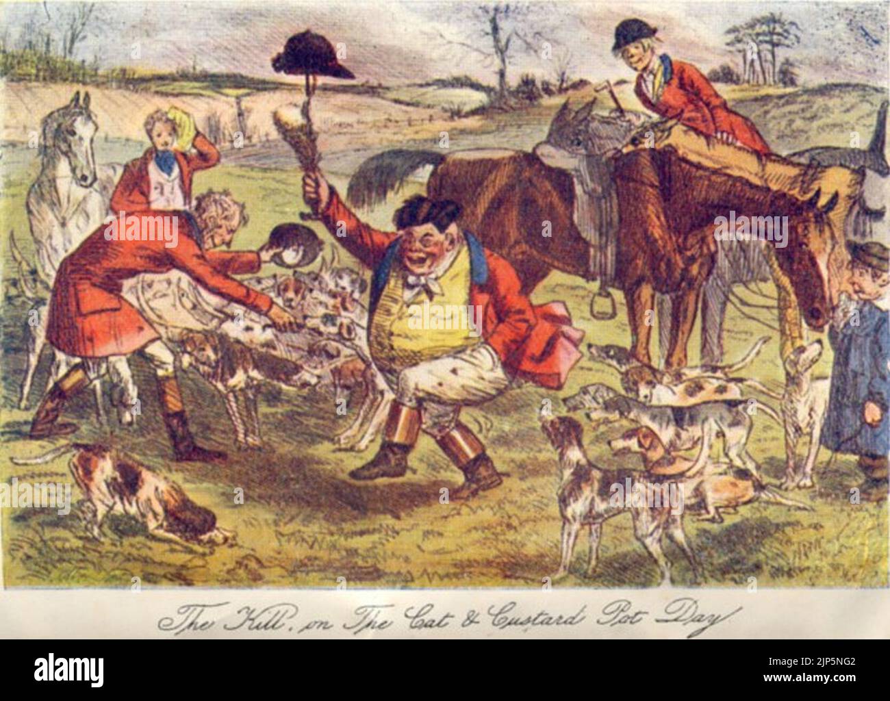 The Kill on The Cat and Custard Pot Day Stock Photo - Alamy