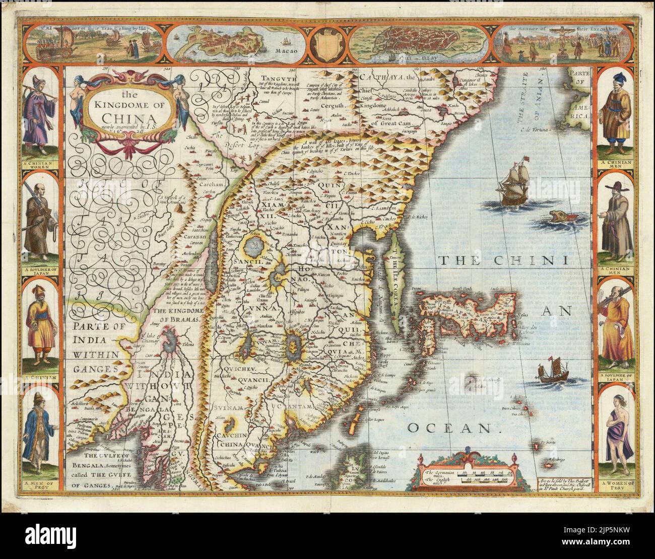 The Kingdome of China newly augmented by I.S. 1626 Stock Photo - Alamy