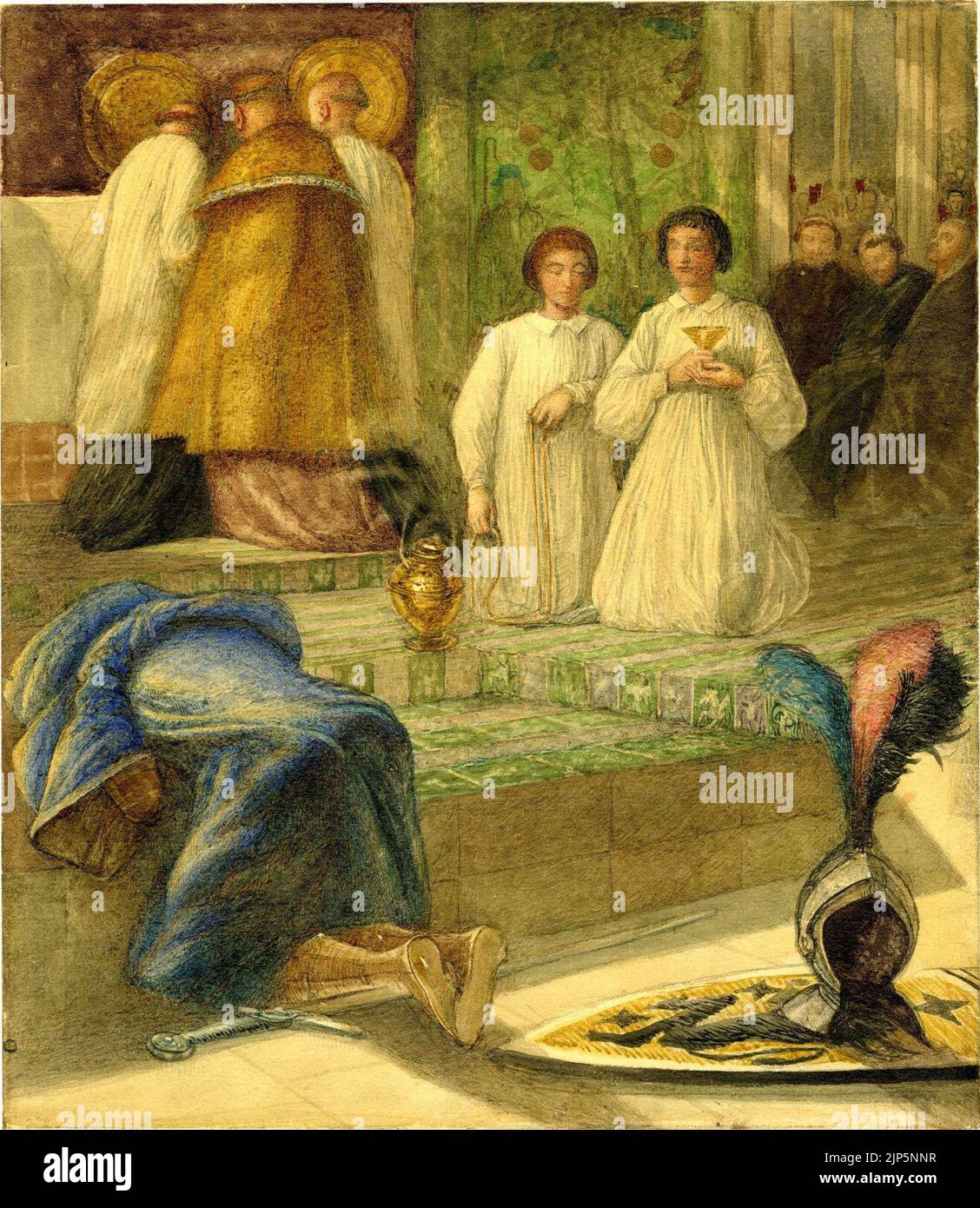 The King's Bridal by James Smetham Stock Photo - Alamy