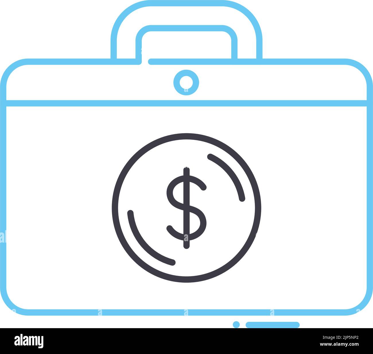 cash line icon, outline symbol, vector illustration, concept sign Stock ...
