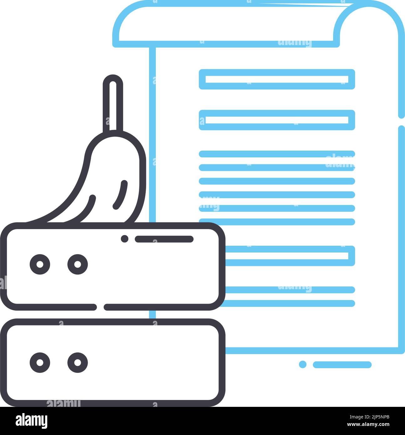data cleaning line icon, outline symbol, vector illustration, concept ...