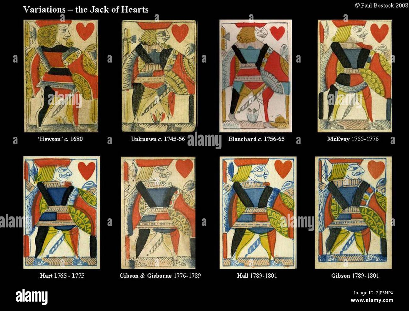 The Knave of Hearts Hewson1680 Stock Photo - Alamy
