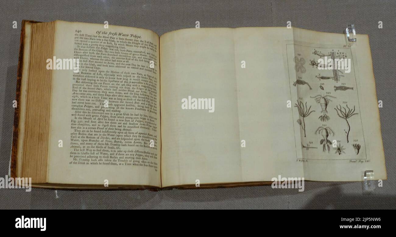 The Knowledge of the Microscope Explain'd, by George Adams, 1746 AD ...