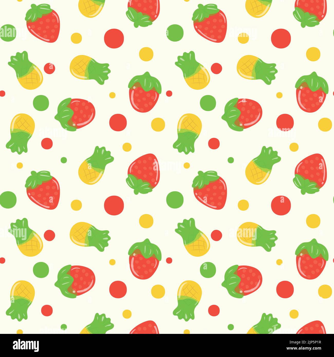 Colorful repetitive pattern background of gummy candies made of simple ...