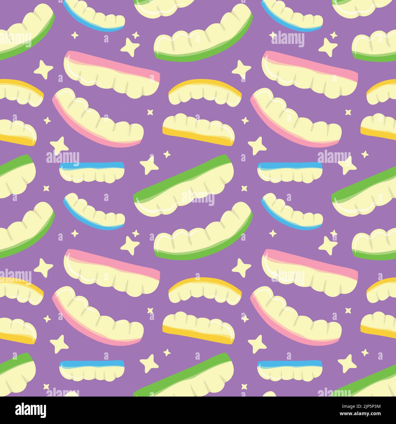 Colorful repetitive pattern background of gummy candies made of simple ...