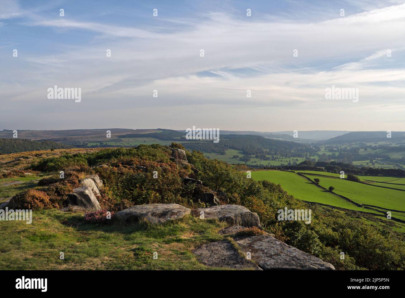 Baslow edge, Derbyshire England UK, Peak district national park ...