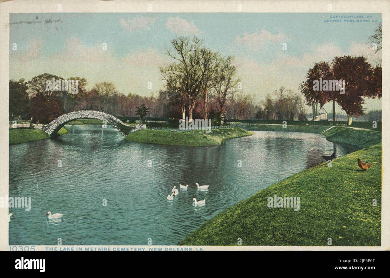 The Lake in Metaire Cemetery Stock Photo - Alamy