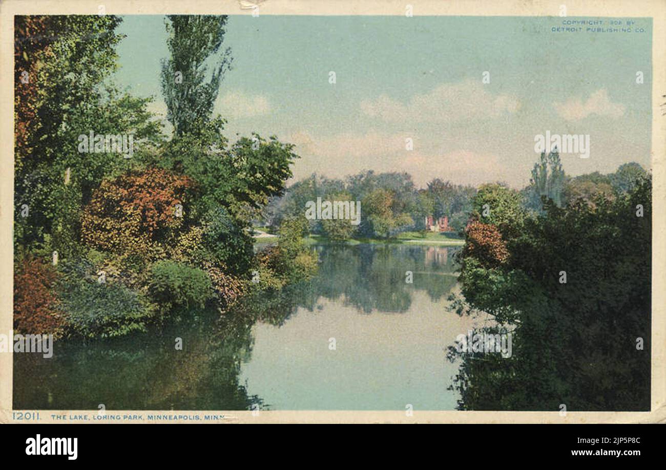 The Lake, Loring Park Stock Photo - Alamy