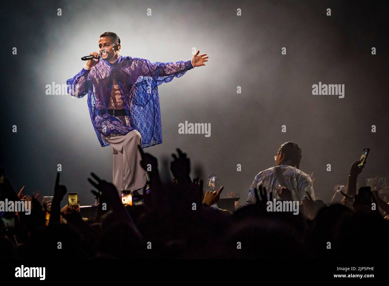 Oslo 20220812.The Norwegian hip-hop duo Karpe, consisting of Magdi Omar ...