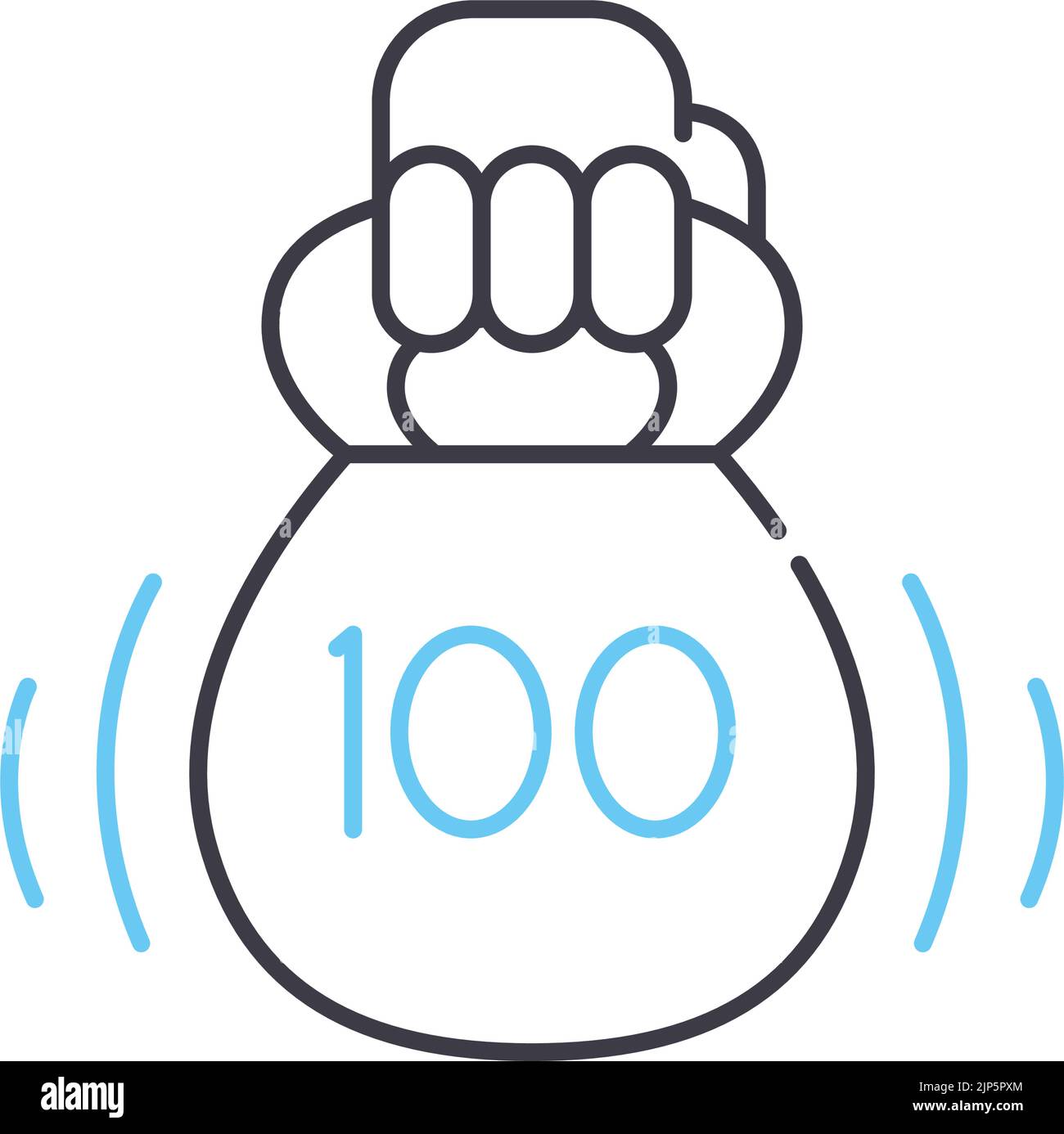 Exercise Line Icon Outline Symbol Vector Illustration Concept Sign