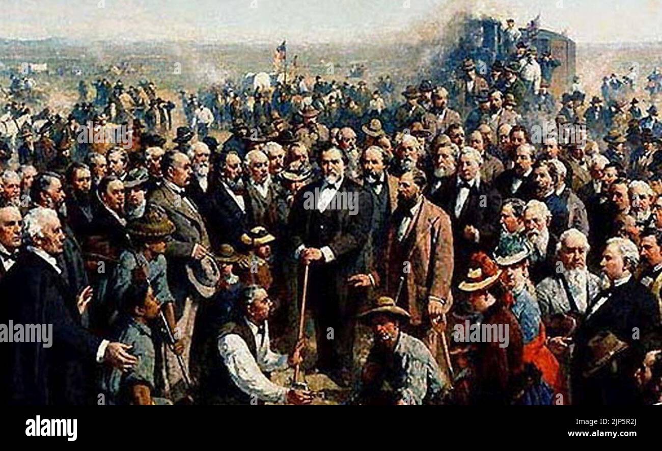 Last spike hi-res stock photography and images - Alamy