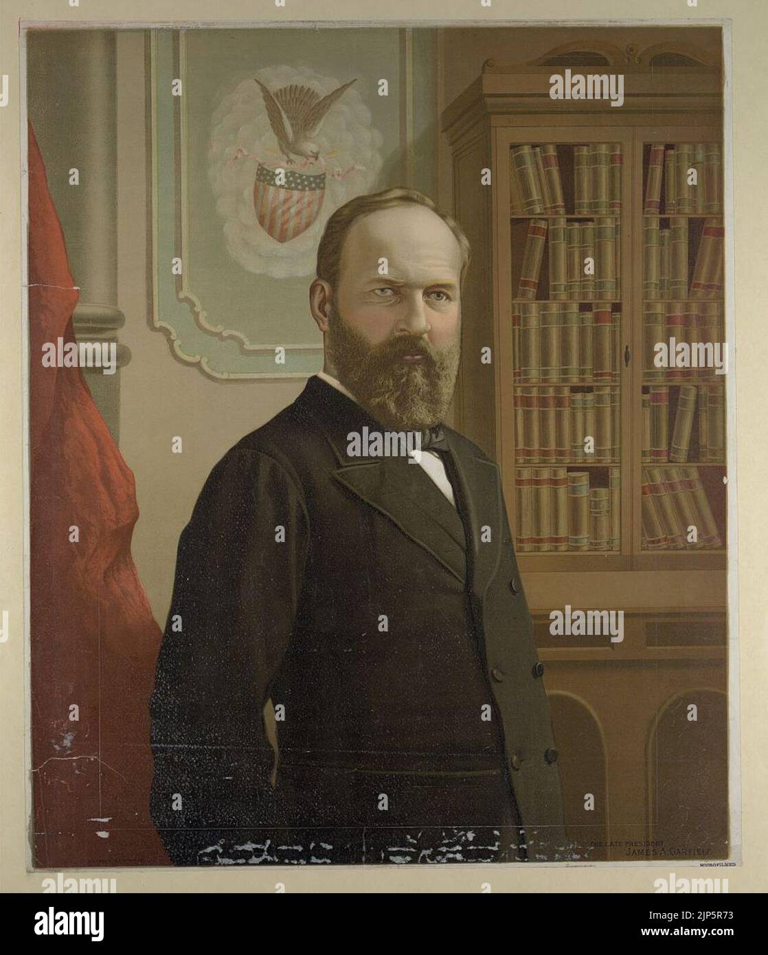The late president James A. Garfield Stock Photo - Alamy