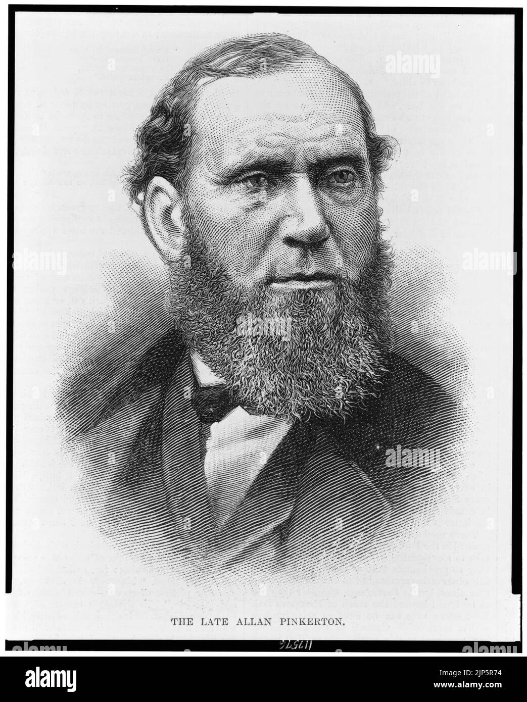 The late Allan Pinkerton Stock Photo - Alamy